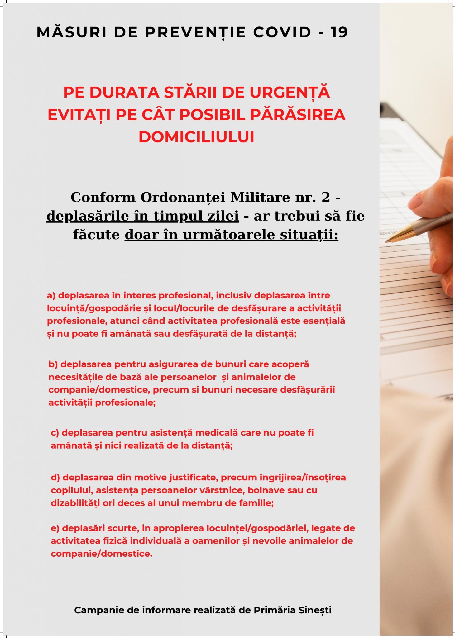 Prima pagină - Primaria Sinesti : Primaria Sinesti